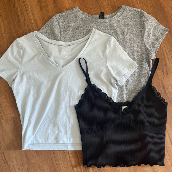 Tops | 3 Cute Crop Tops | Poshmark